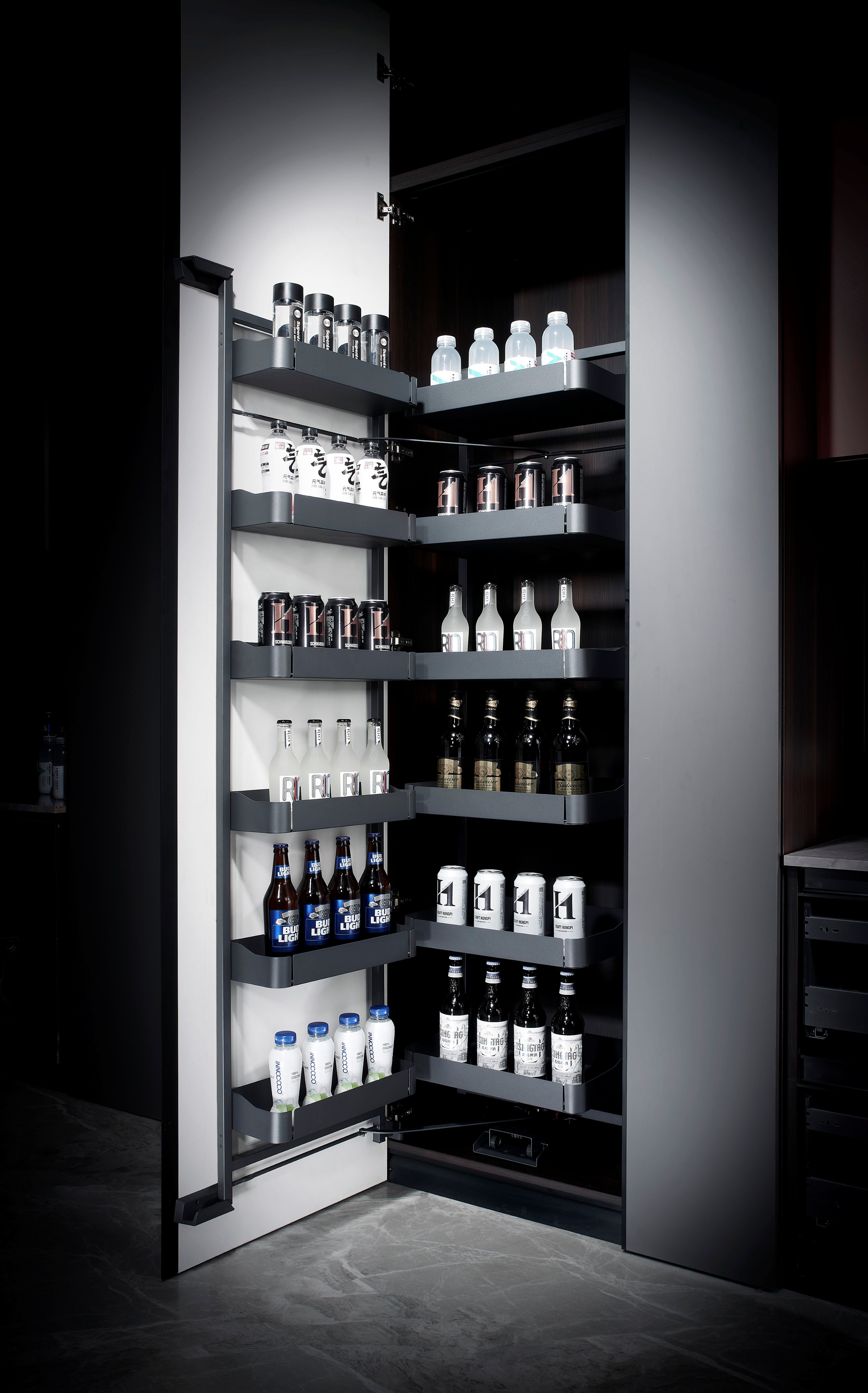 Tandem High Pantry Column - Iron Series (Universal)